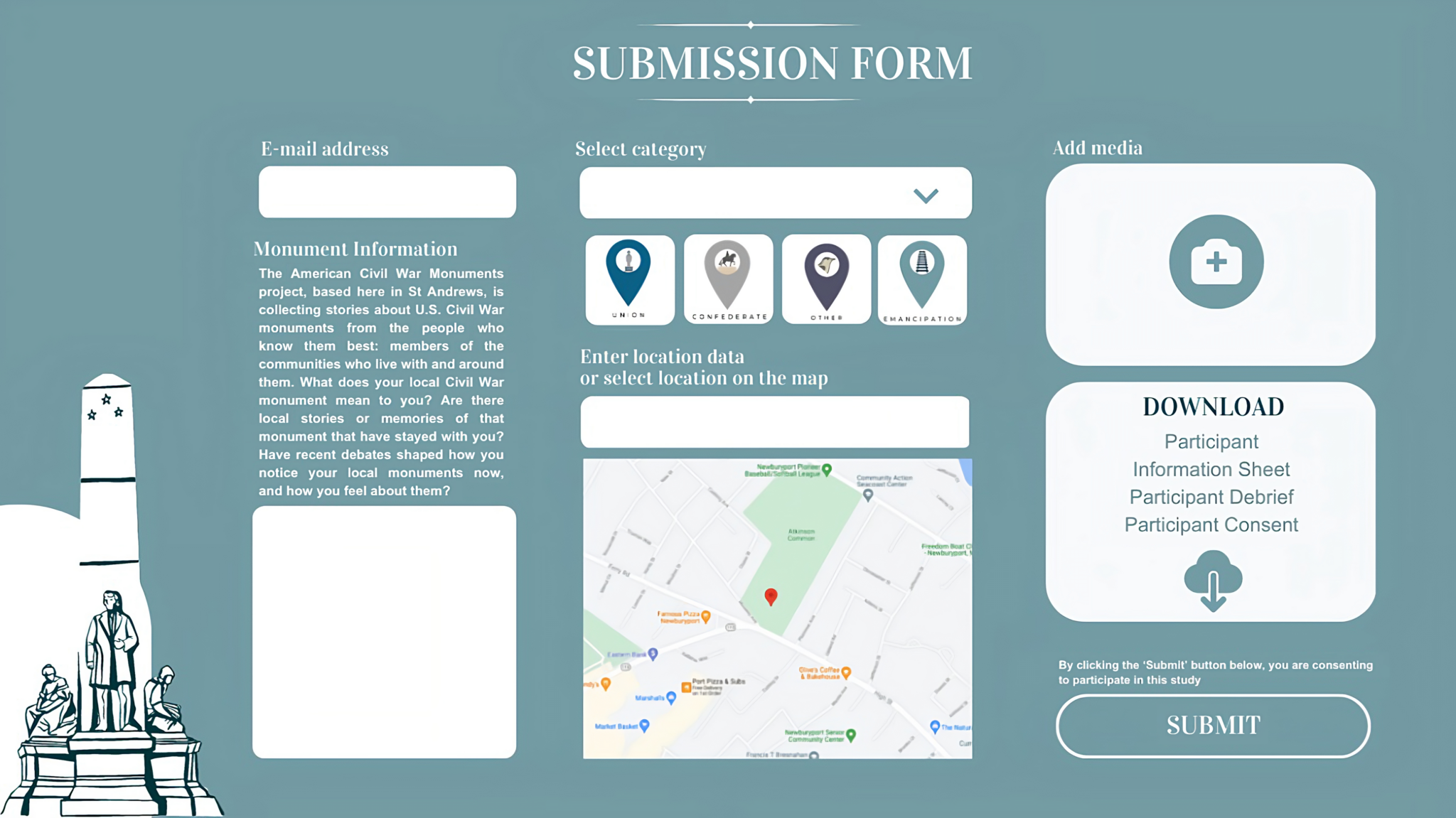 About the project – American Civil War Monuments